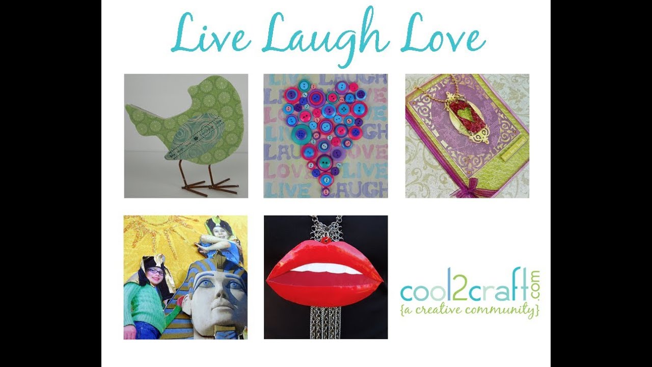 Cool2Craft: 5 NEW Live Laugh Love DIY Craft Ideas - YouTube