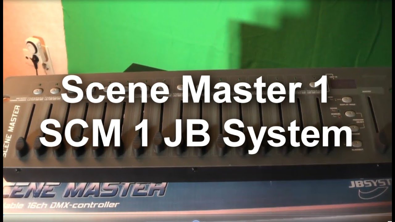 Il mixer DMX Jb System SCM1 Scene Master 1 - YouTube