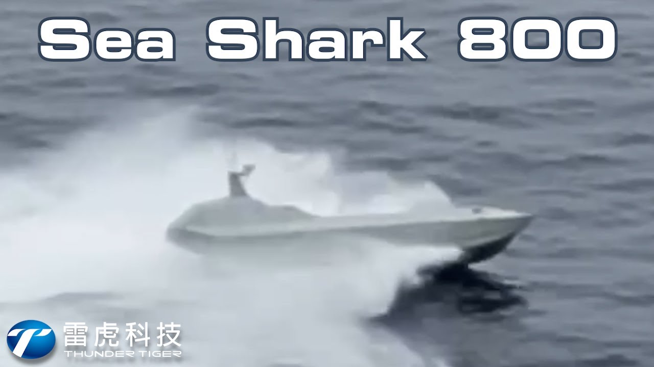 【Thunder Tiger 雷虎科技】SeaShark 800 Maritime USV 自主無人快艇｜海上測試搶先窺見 - YouTube