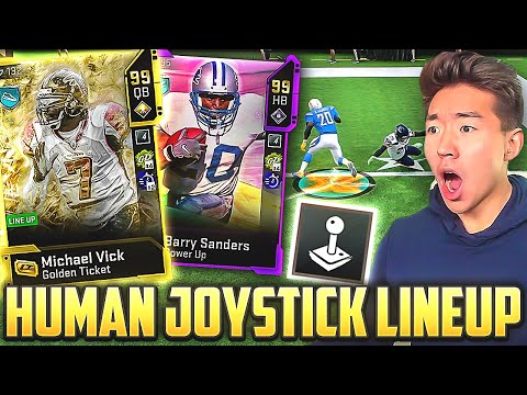 ALL 'HUMAN JOYSTICK' LINEUP! EVERY PLAYER W/ HIGHEST AGILITY! Madden 20