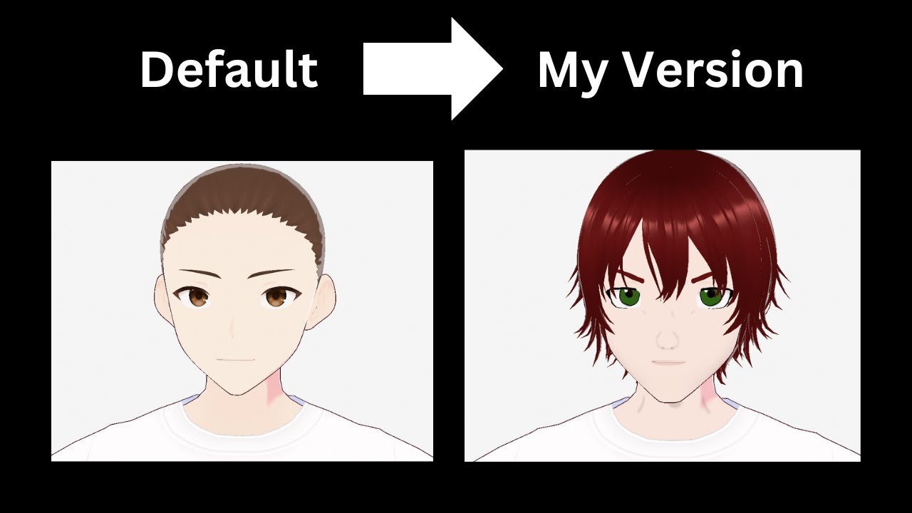 How to make a male model in Vroid Studio - YouTube