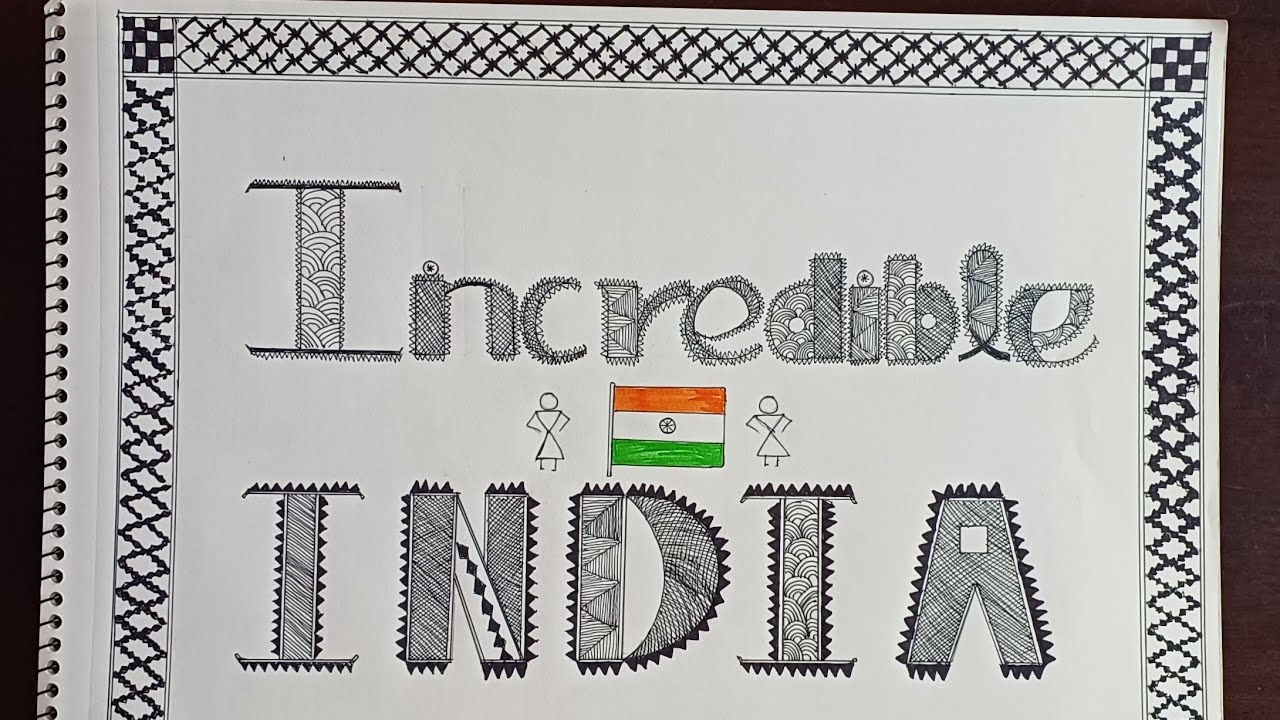 School project | An inspiration from Chittara Art | Independence day ...