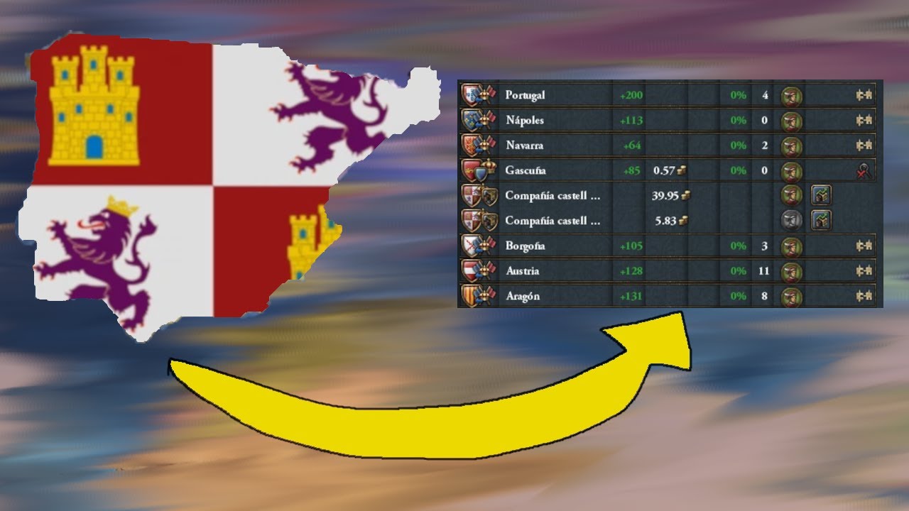 PRIMEROS PASOS CASTILLA EUROPA UNIVERSALIS 4 1.35 / EU4 Castile Guide ...