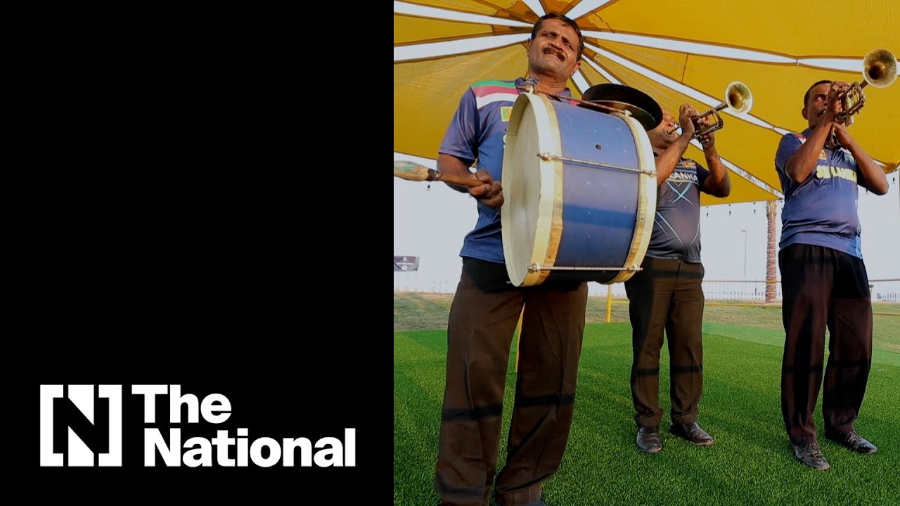 Sri Lankan papare band welcome fans at T20 semi-finals - YouTube