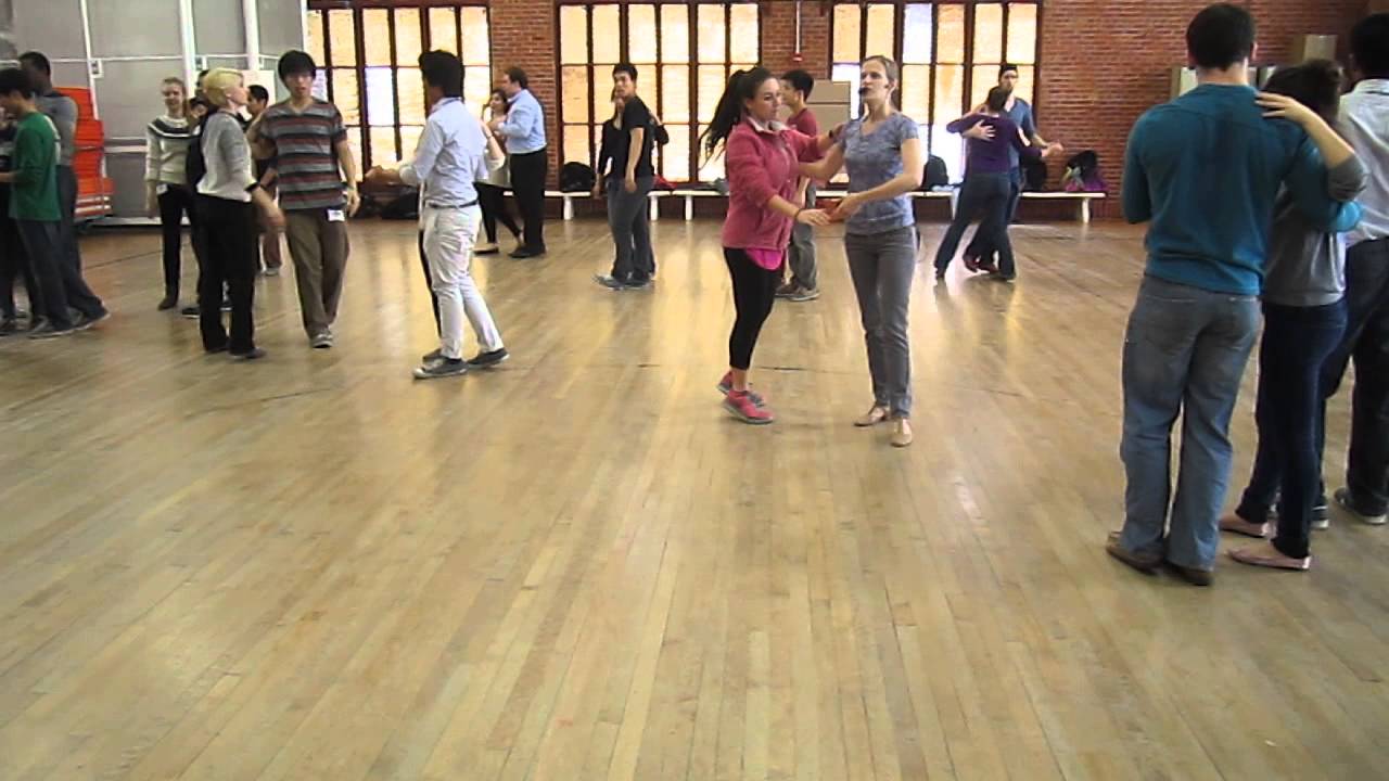 Mar 4 Cross-Step Waltz - UT Intermediate Social Dance Spring 2014 - YouTube