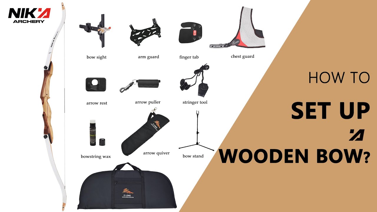 How to install wooden bows? #archery - YouTube
