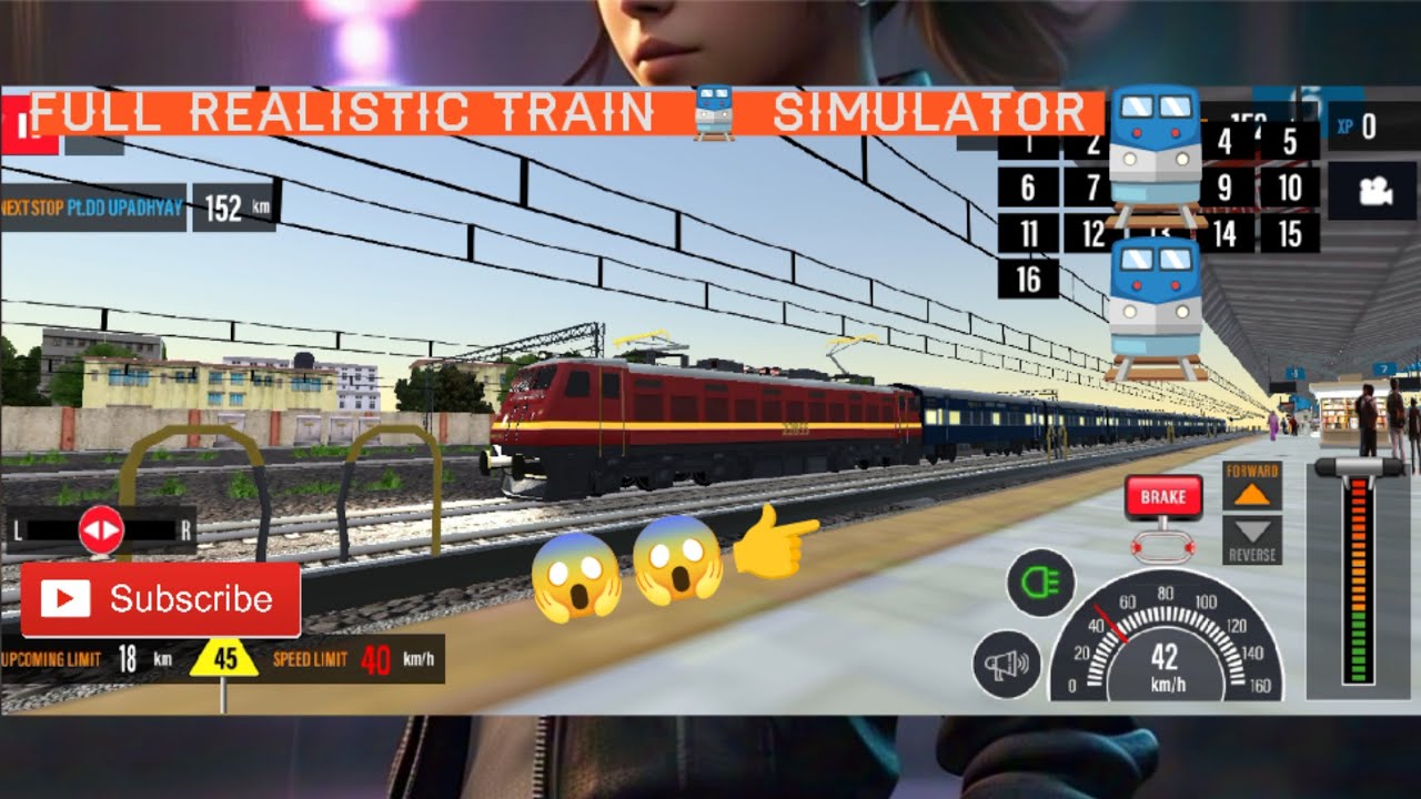 Full Realistic Train simulator for mobile check graphics and game play ...