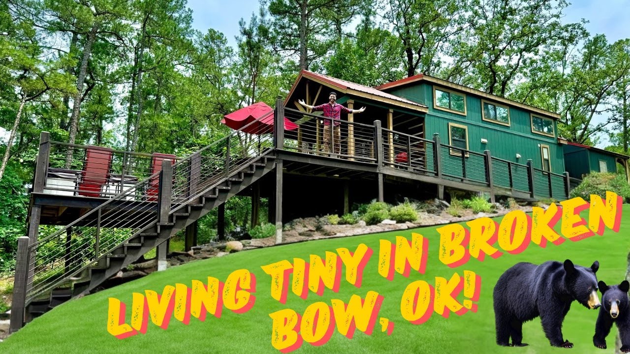 LIVING TINY with MR. TINY - Tiny Home GETAWAYS in OKLAHOMA - YouTube
