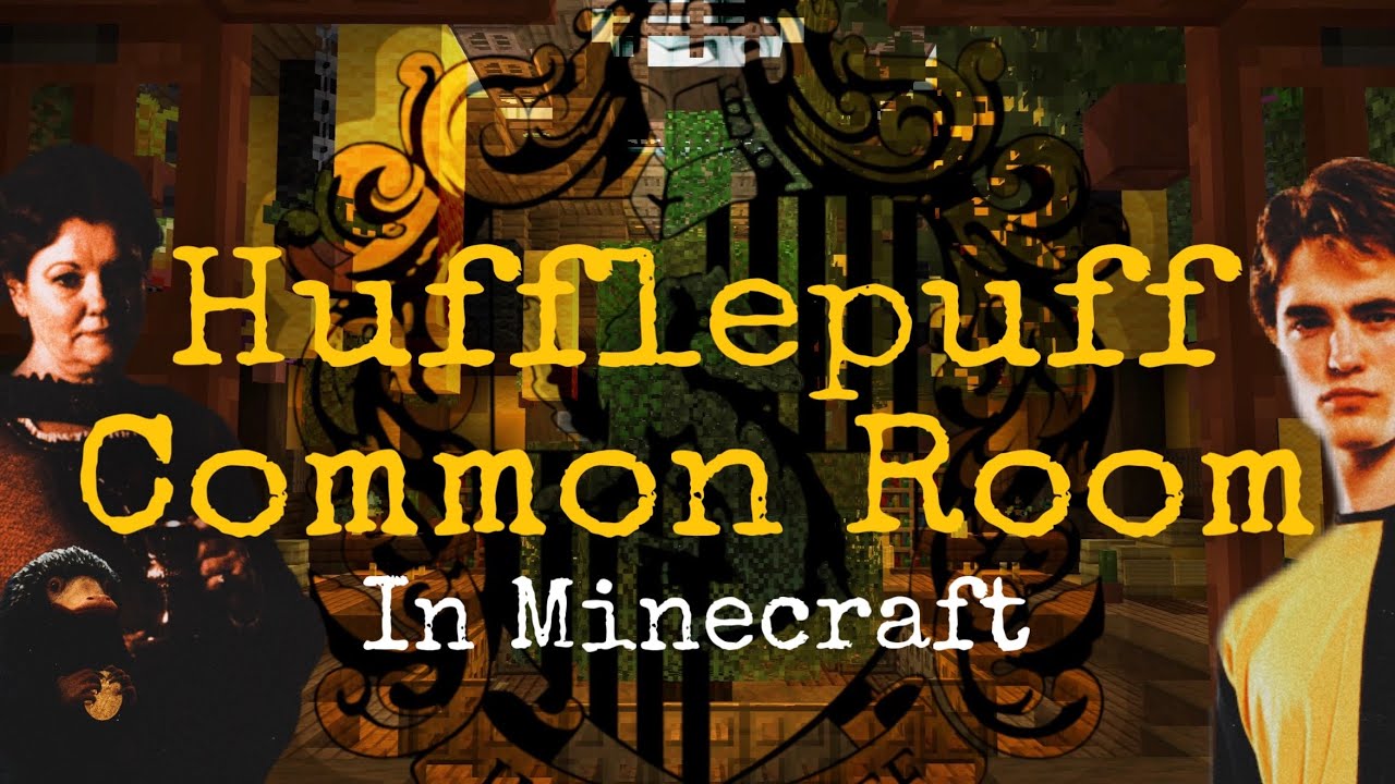HUFFLEPUFF COMMON ROOM in Minecraft (Harry Potter) - YouTube