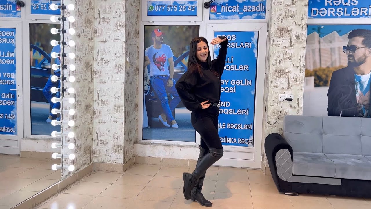 Qizin Reqsi Herkesi Heyran Eledi😍2022 Nicat Azadli - YouTube