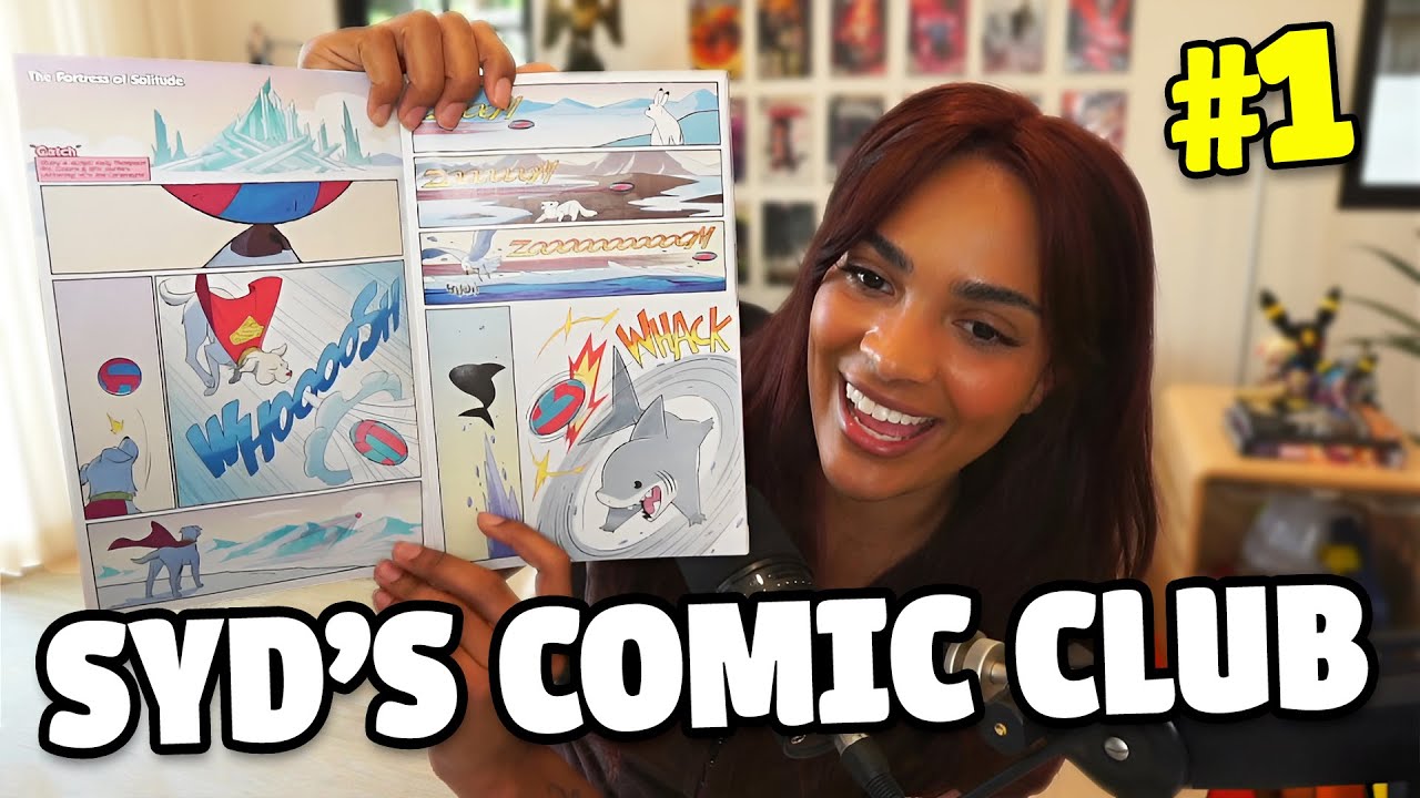 Sydeon Shows Off Her New Comics | October 2nd VOD - YouTube