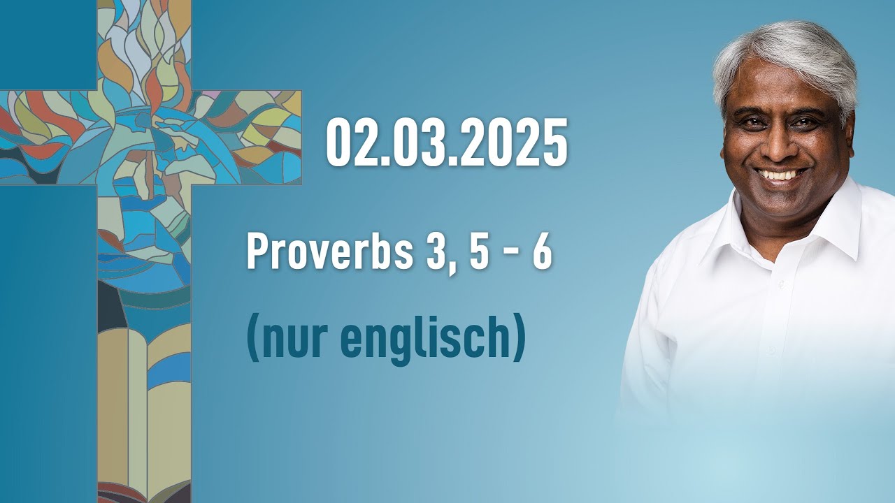 Proverbs 3,5-6 | Gideon Jacob | only English - YouTube