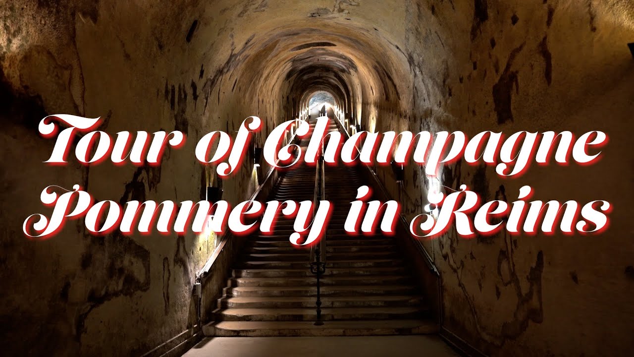 Tour of Champagne Pommery in Reims, France - YouTube