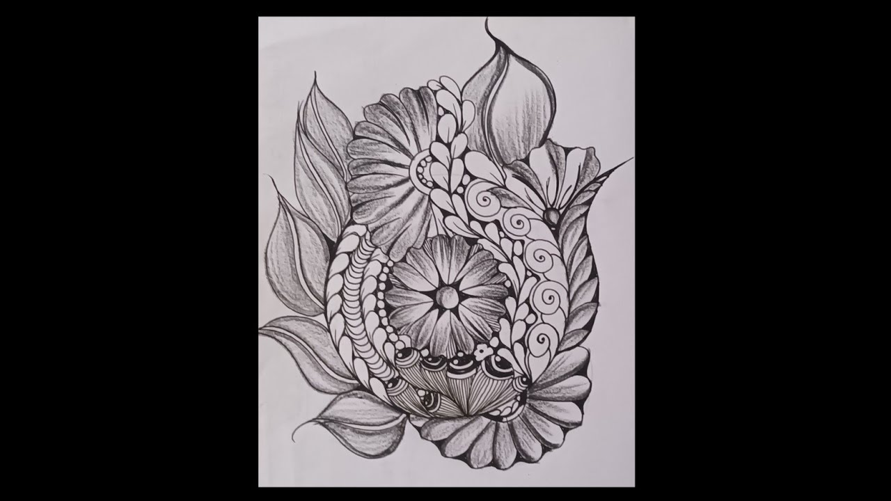 pattern drawing |doodle art step by step |zentangle pattern #art # ...