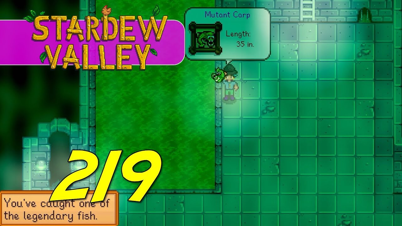 Stardew Valley - Let's Play Ep 219 - MUTANT CARP - YouTube