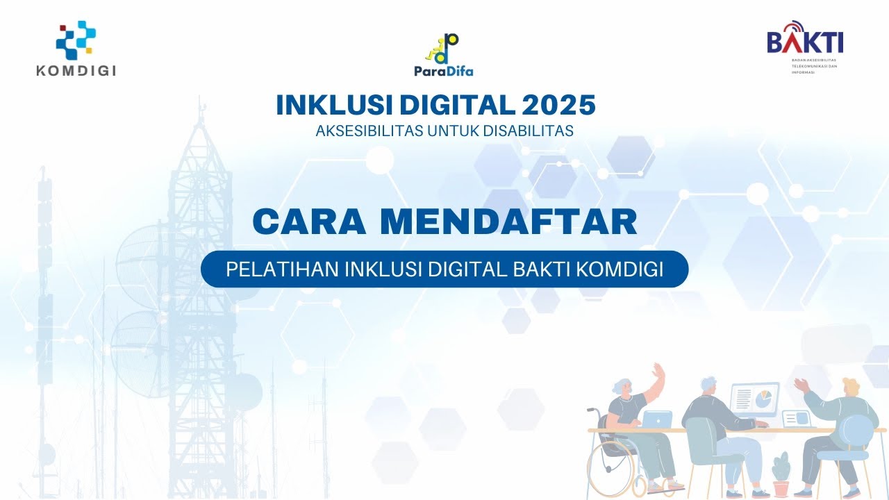 Cara Mendaftar Pelatihan Inklusi Digital Bakti Komdigi - YouTube