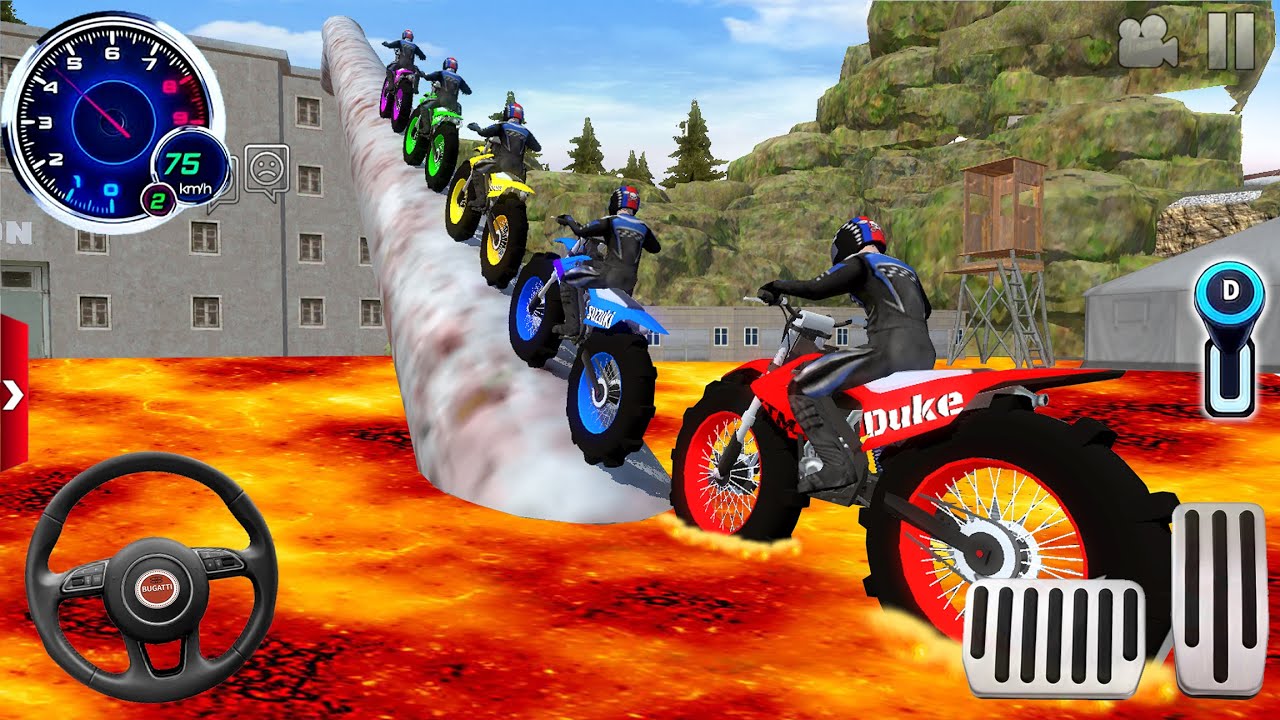 Impossible Bikes Stunts Extreme Driving 3D #1 - Dirt Bike Racing ...