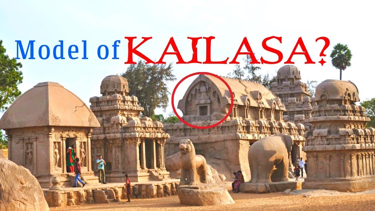 Model of Kailasa Temple Found? Pancha Rathas at Mahabalipuram - YouTube
