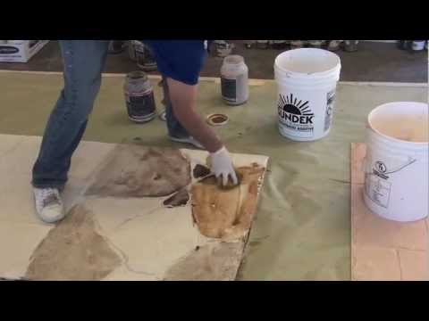 SUNDEK - SunStone - Authentic Limestone Coating / Overlay - YouTube