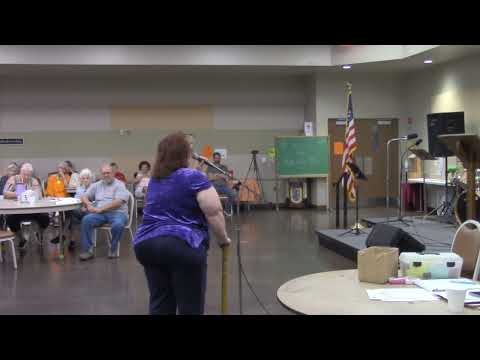 Saline County GOP Meeting; Committee Secretary & Kandi Cox comments. Video before fist fight.