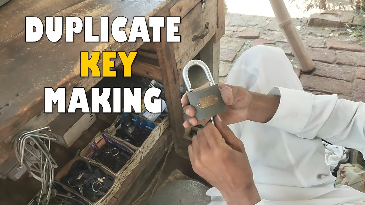 Duplicate key making || Make a Key Copy || Amazing Excellent Skill ...