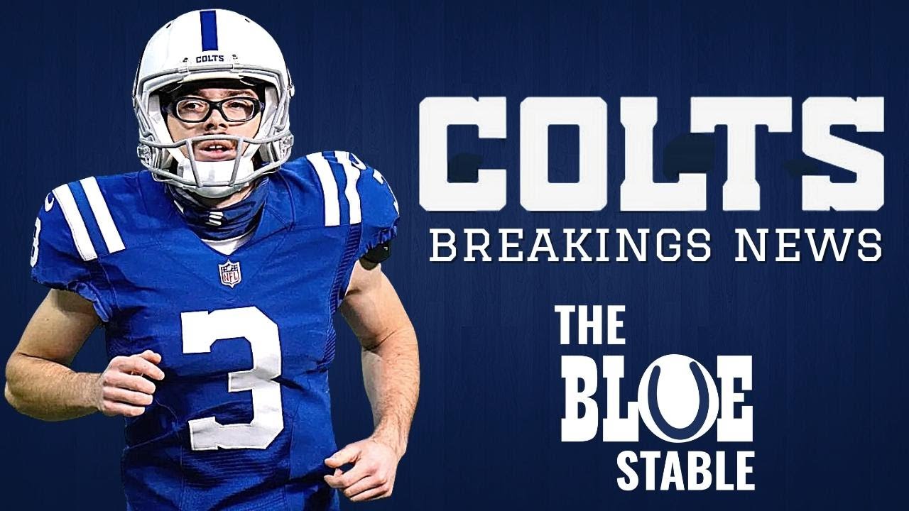 Colts CUT kicker Rodrigo Blankenship - YouTube