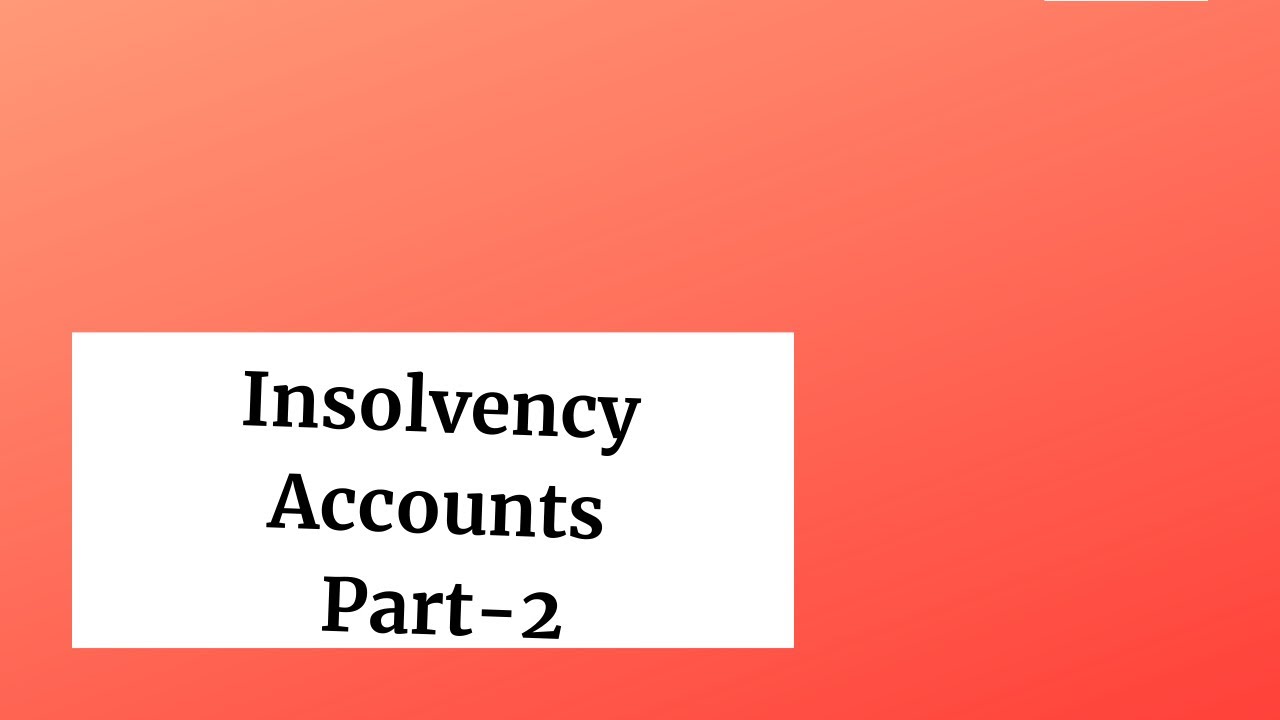 Deficiency Account format - YouTube