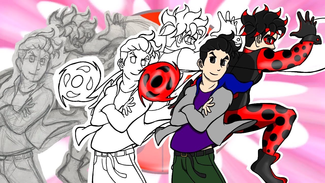Ladybug Miraculous Transformation Animation Process - YouTube