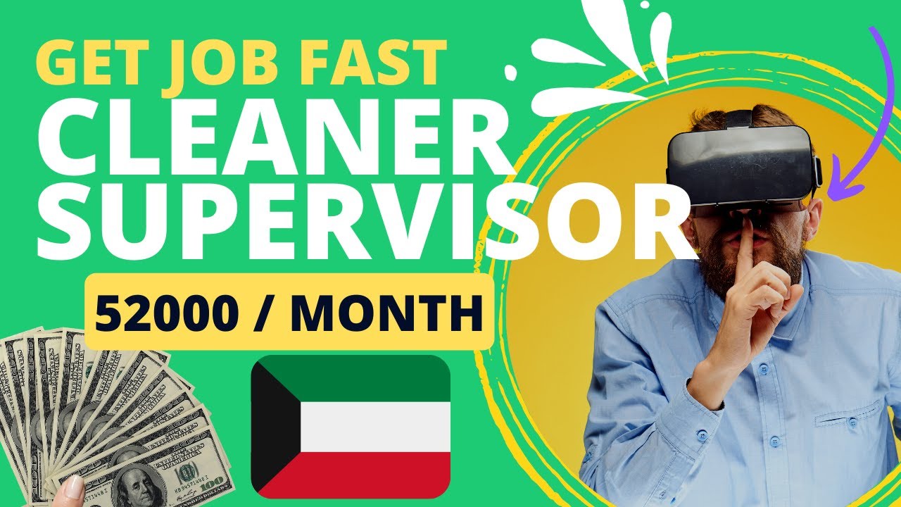 Cleaner Supervisor | Kuwait | Restaurant Helper | jobs in gulf | 2023 # ...