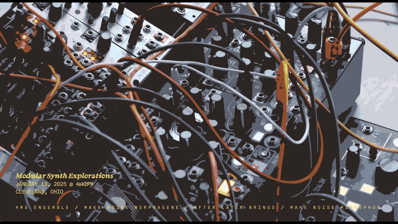 Granulation of E / 01 13 25 / Modular Synth Explorations - YouTube