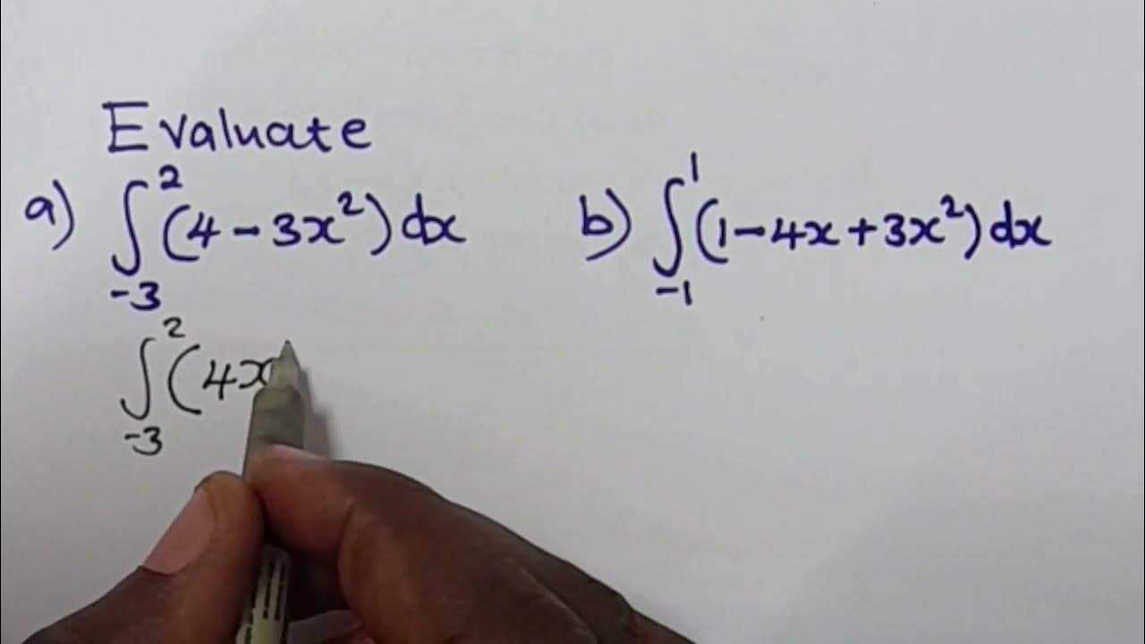 How to evaluate definite integrals - YouTube
