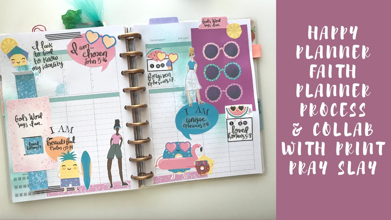 Happy Planner Faith Planner COLLAB with Print Pray Slay | Creative ...