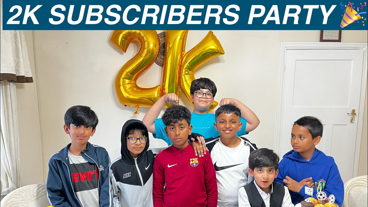 2K SUBSCRIBERS PARTY | CHILDRENS PARTY | KIDS VLOG | FUNTIMES 🎉 - YouTube