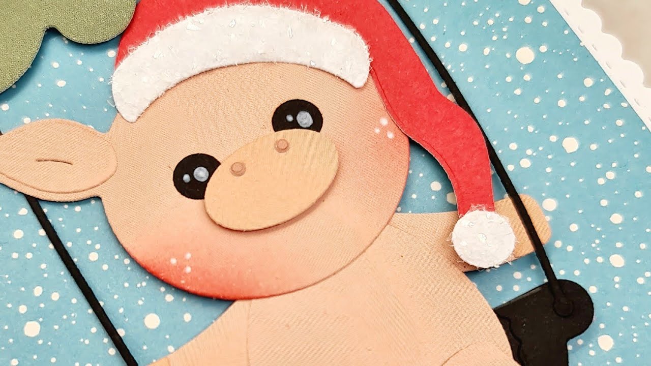 Frenkie's Christmas Interactive Swing Card - YouTube