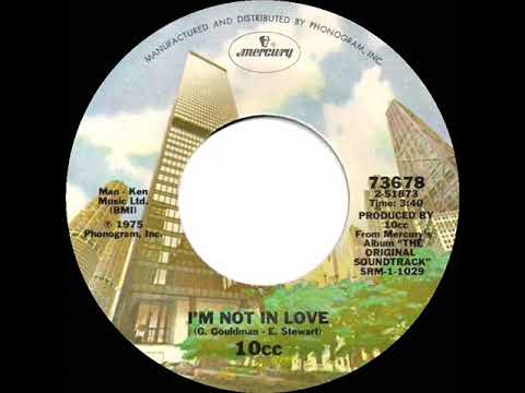 10 cc – I'm Not In Love – Vinyl (German Pressing, 7", 45 RPM, Single ...