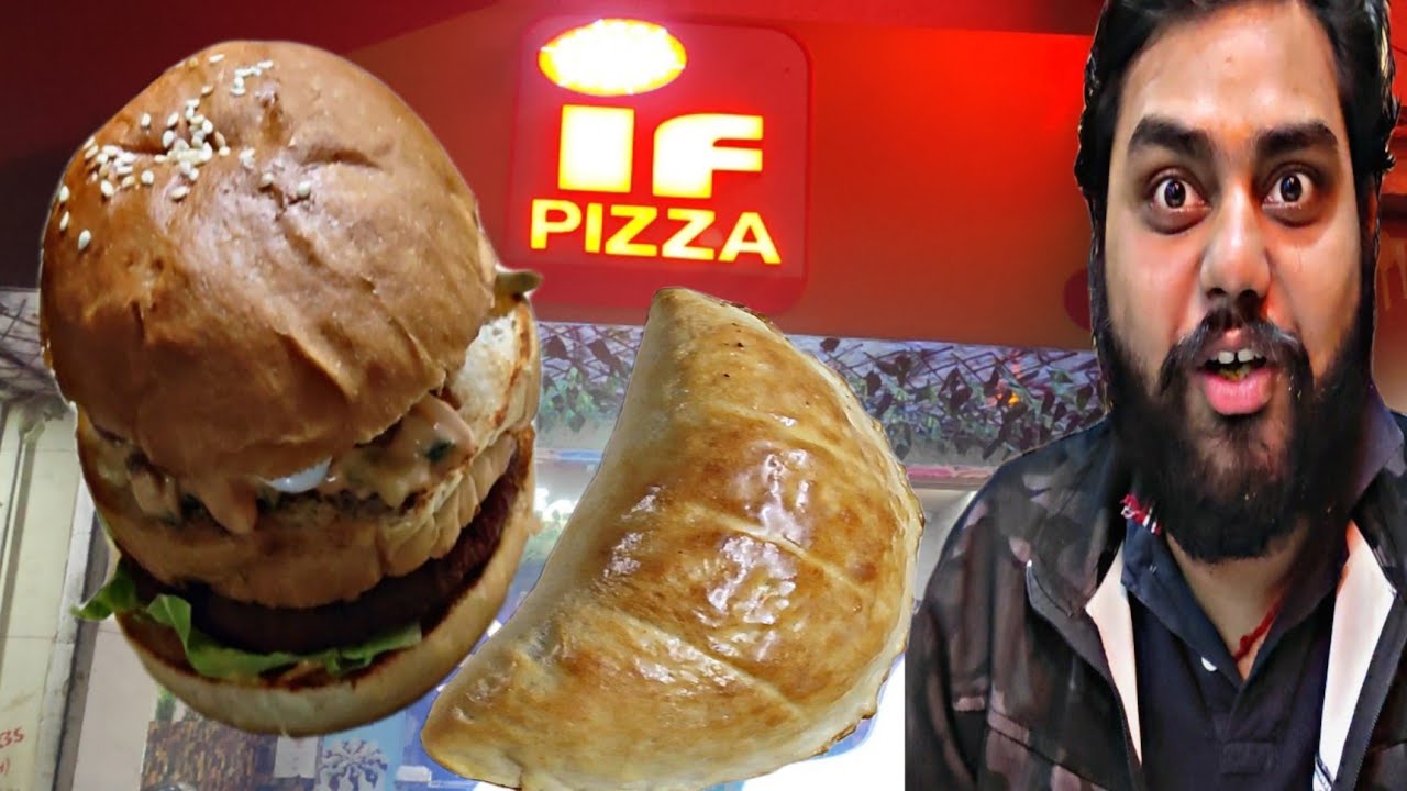 Triple layer Burger and Garlic Bread || IF Pizza || Kya Khau Kya Banau ...