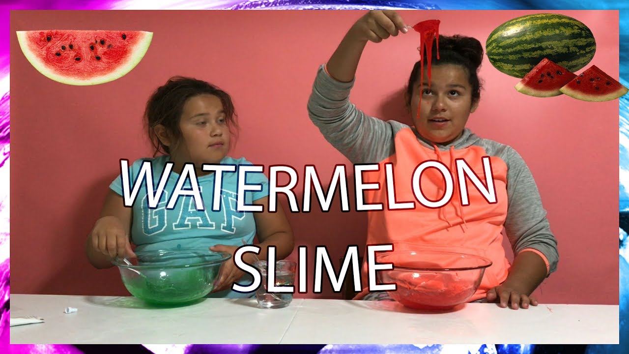 WATERMELON SLIME! From Shopping for Slime at Michaels for DIY Slime ...