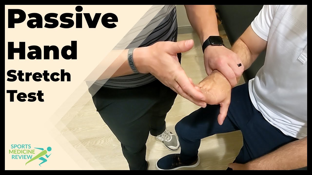 Passive Hand Stretch Test - YouTube