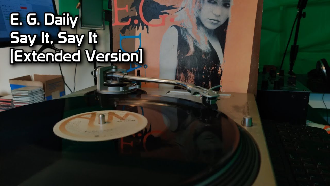 E.G. Daily - Say It, Say It [Extended Version] (1985) - YouTube