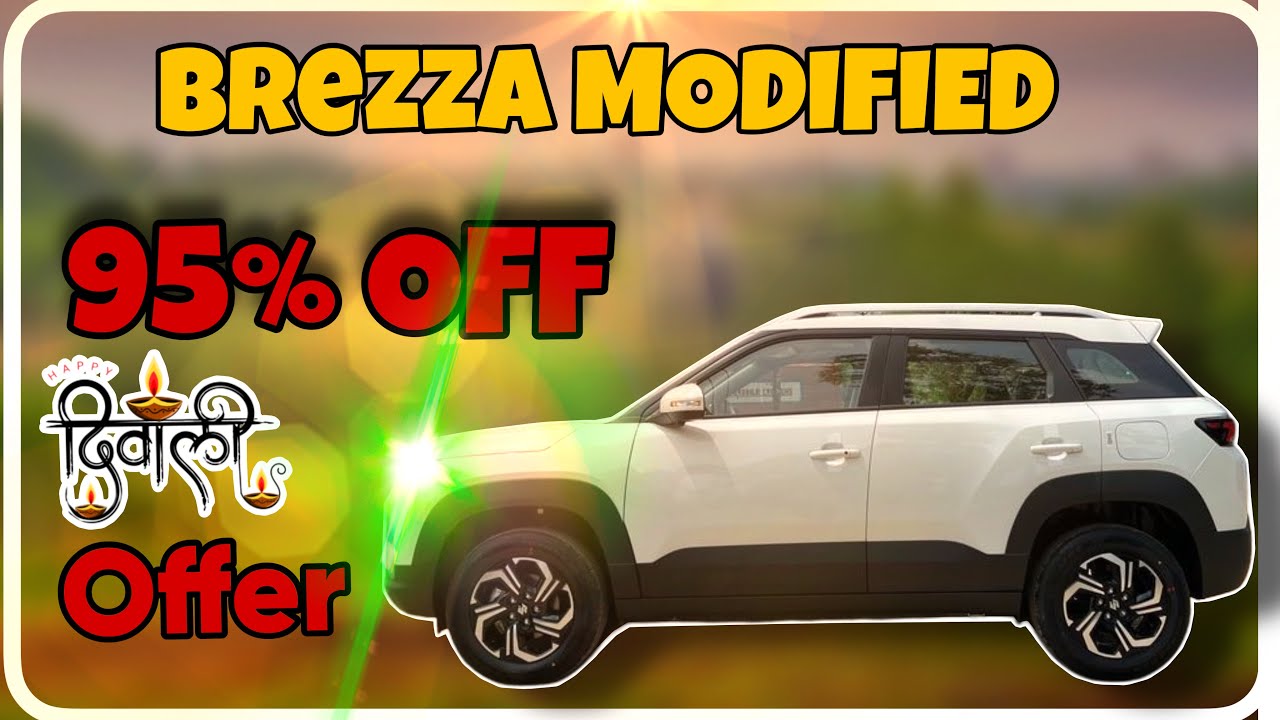 MARUTI SUZUKI BREZZA MODIFIED TO BASE TO TOP👌95%OFF ON NEXA ACCESSORIES ...