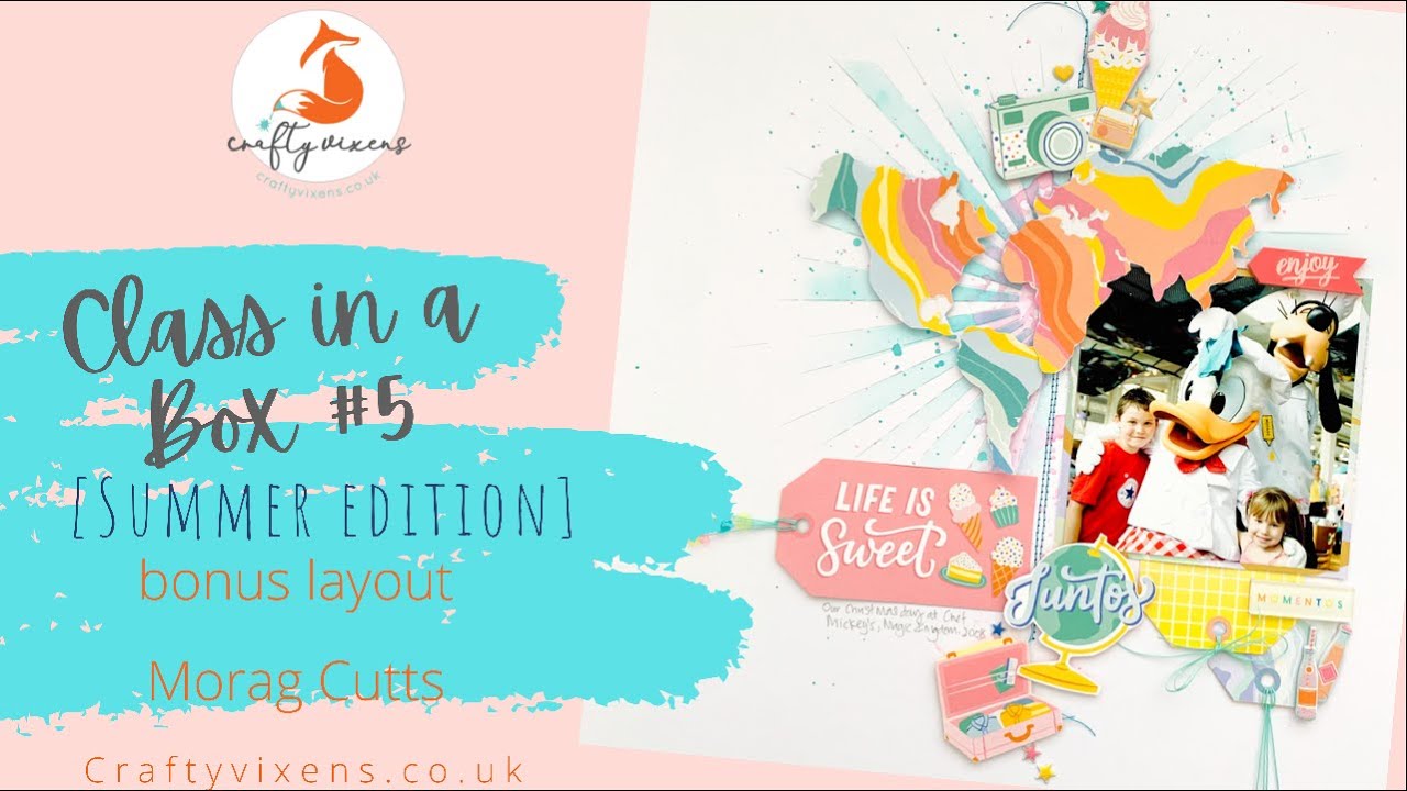 BONUS Inspiration Layout | Class in a Box #5 - YouTube