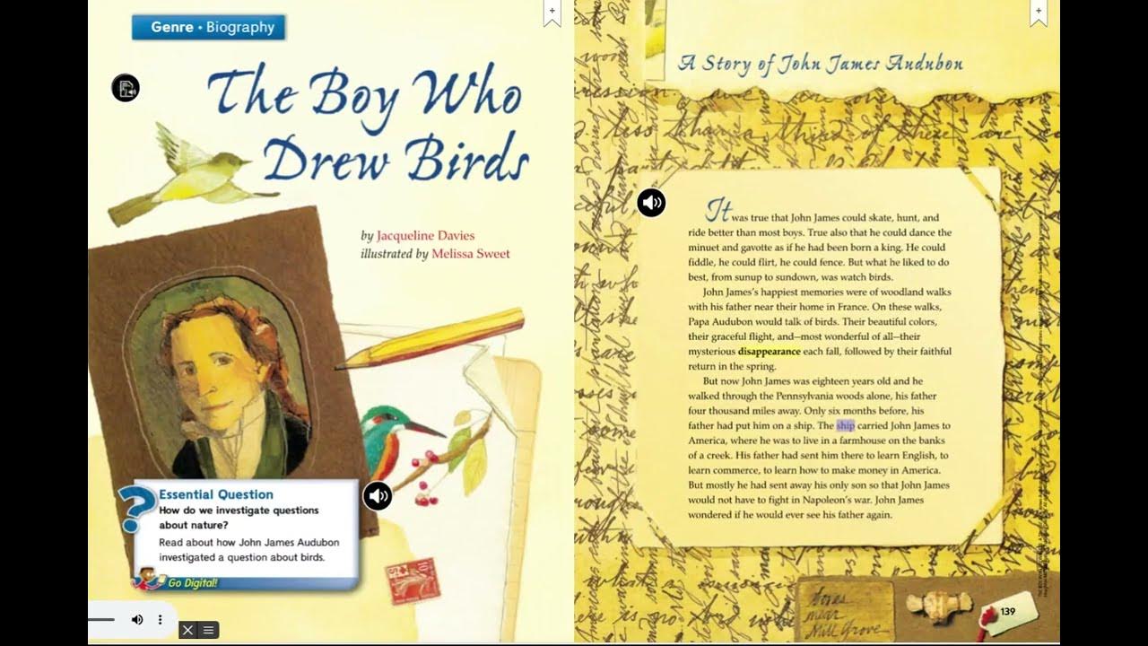 Wonders Grade 5 The Boy Who Drew Birds - YouTube