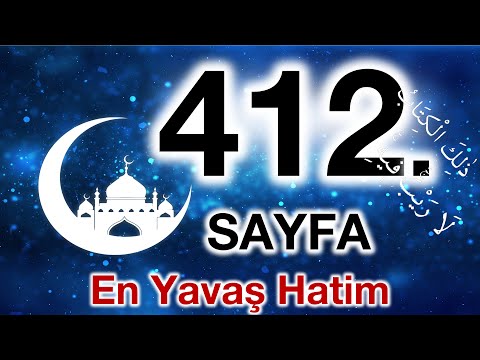 Kuran 412. sayfa / Lokman suresi 3. sayfa / yavaş okuyuş 21. cüz 412. sayfa