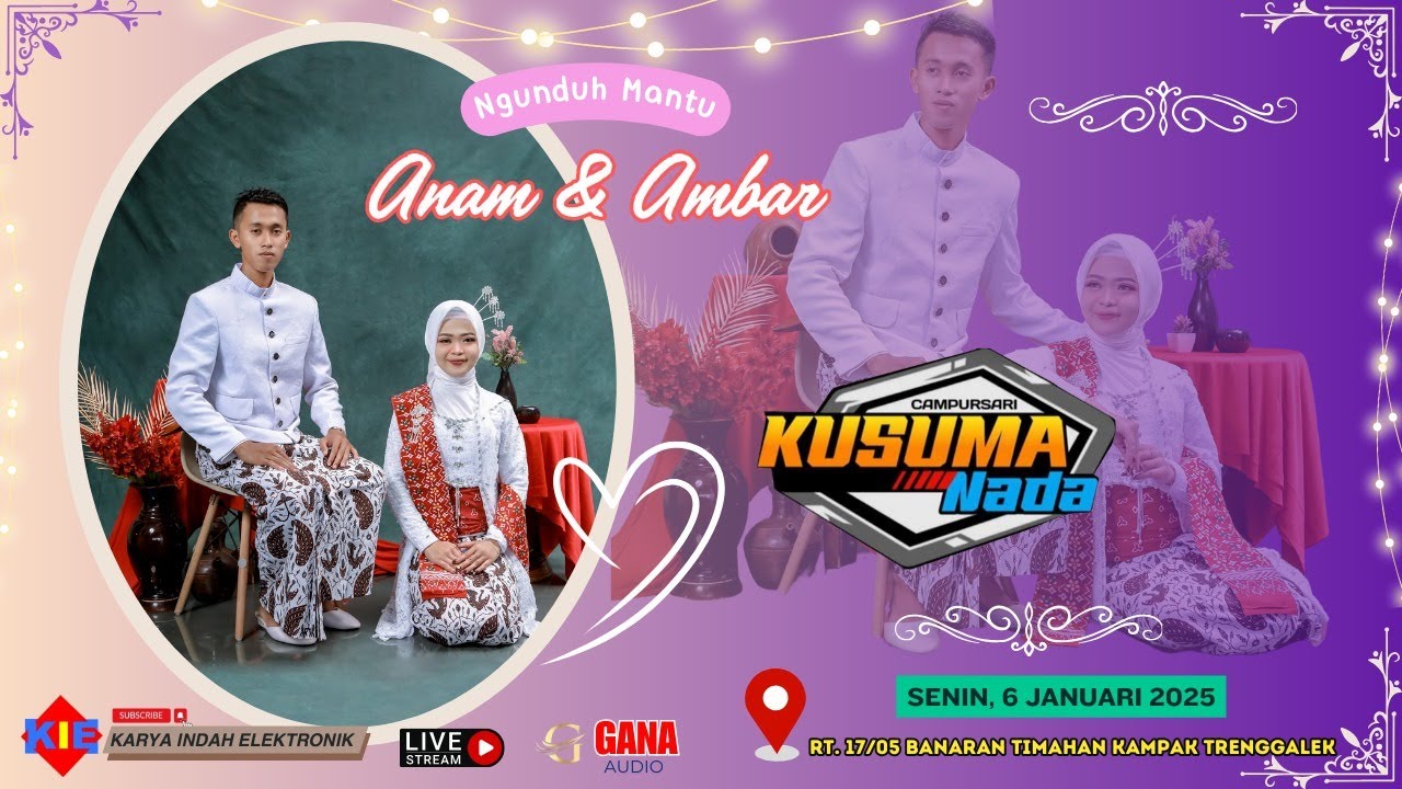 🔴⭕Live Campursari KUSUMA NADA Dirumah Bapak SUMAJI Rt.17/5 Banaran ...