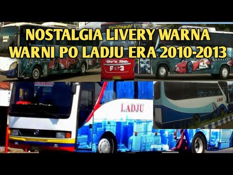NOSTALGIA ARMADA BUS LEGENDARIS PO LADJU ERA 2010-2013 - YouTube