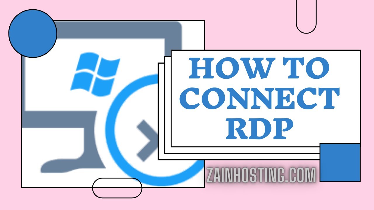 How to Connect RDP Remote Desktop Server - YouTube