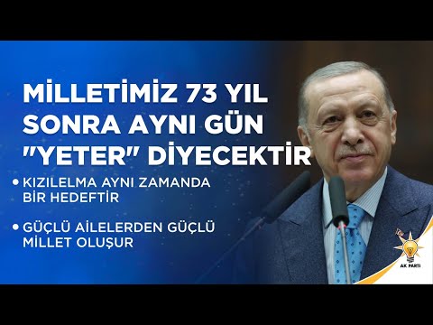 #CANLI CUMHURBAŞKANIMIZ AK PARTİ GRUP TOPLANTISI'NDA KONUŞUYOR