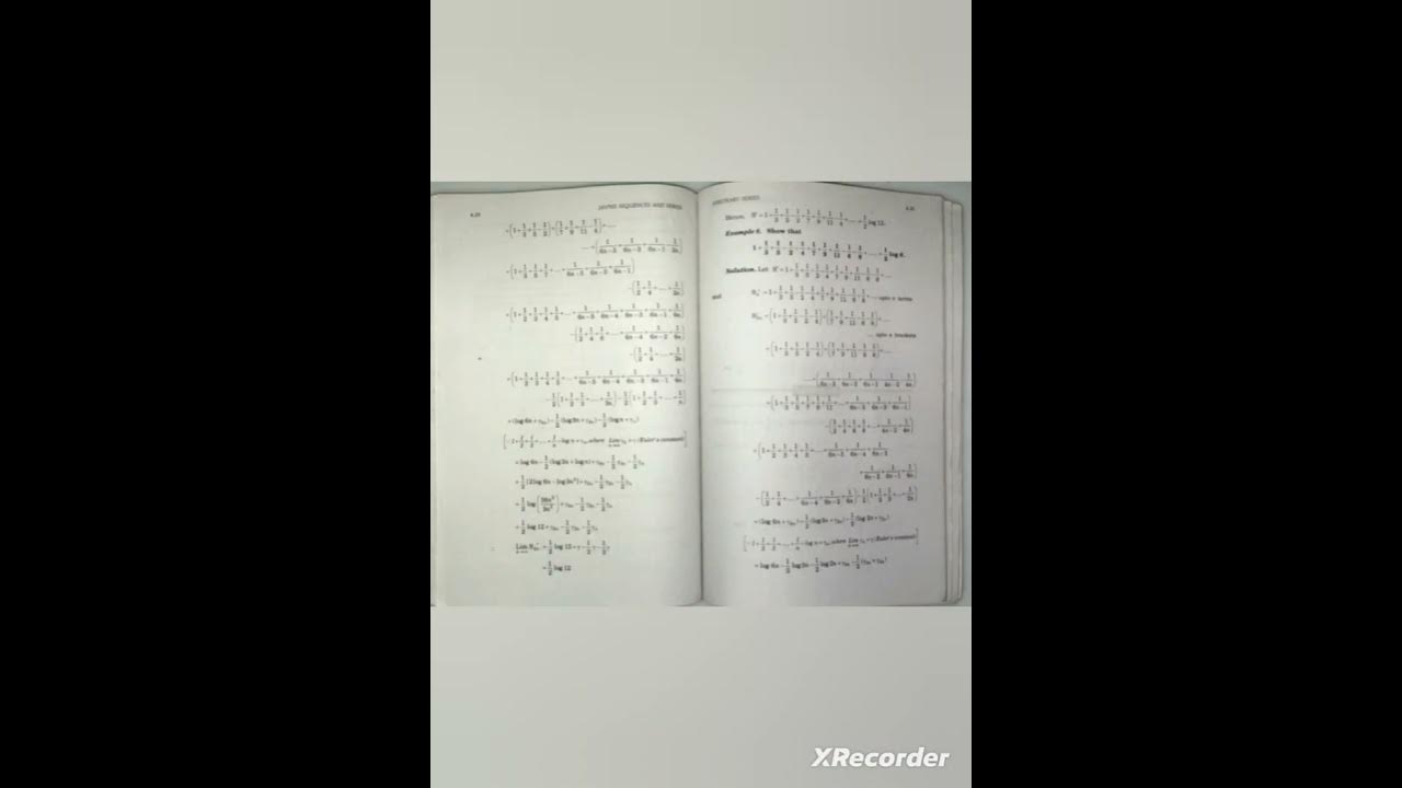 B.A./B.Sc. 4th_Sem Math (Sequence And Series) Chapter-6 Exercise Solution #Mdau_Rohtak - YouTube