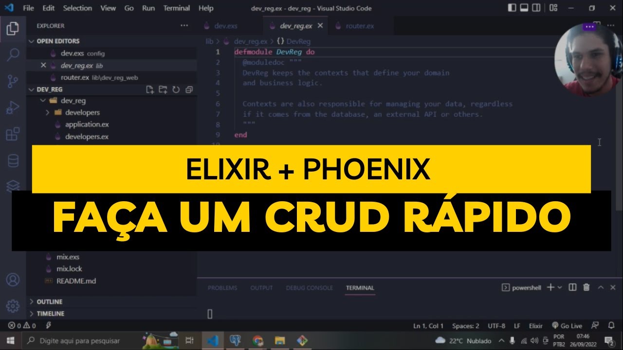 Elixir + Phoenix - Faça um Crud Rápido - YouTube