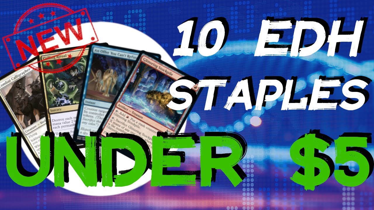 10 NEW COMMANDER STAPLES UNDER $5 - YouTube